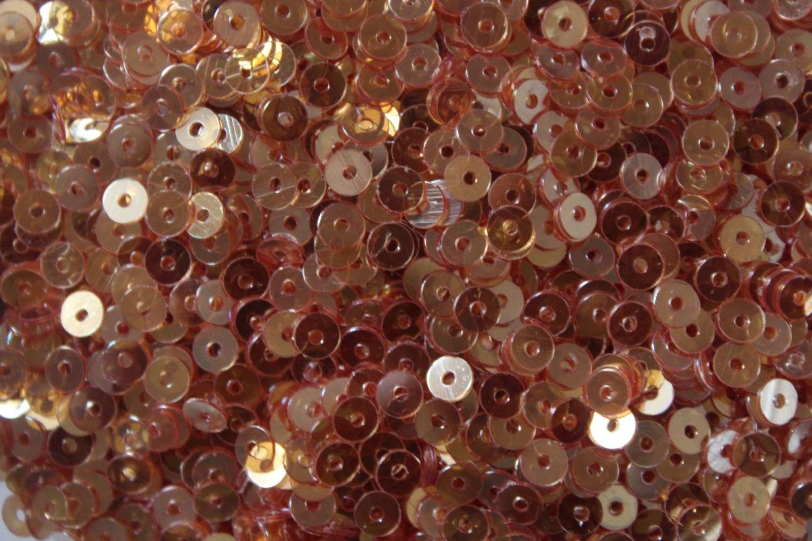 Copper Transparent Sequins With Mirror / Crystal Finish- 4mm ...